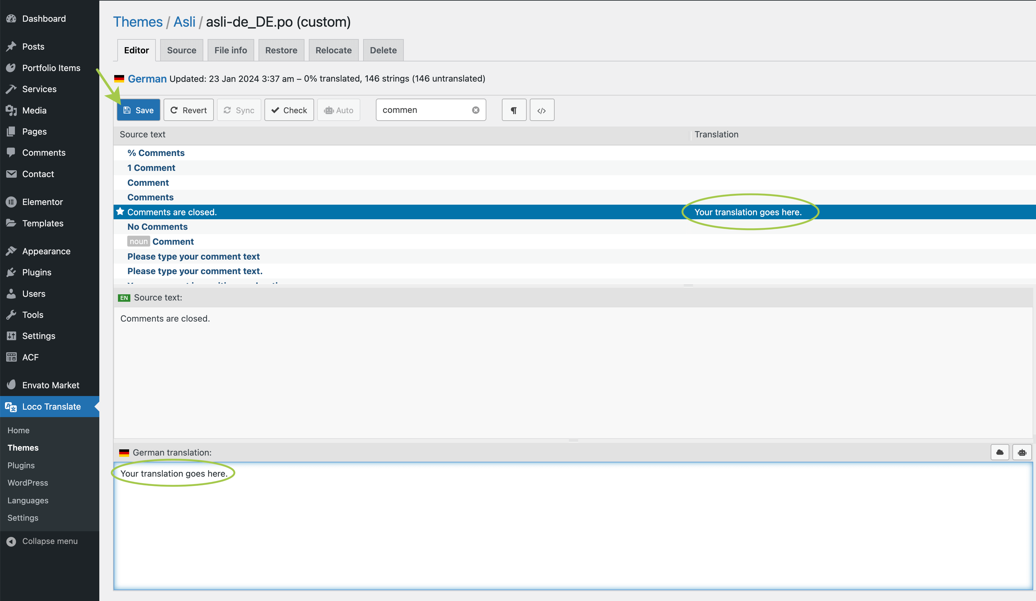 Translating Theme | Asli