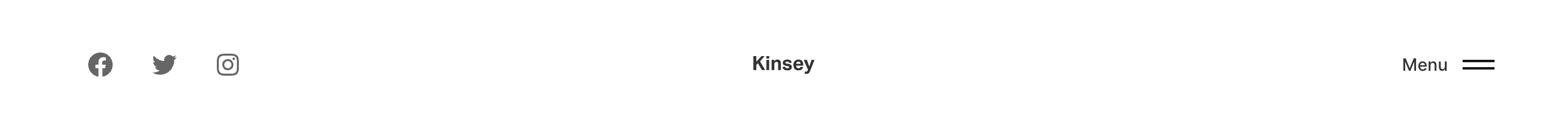 Editing Header | Kinsey