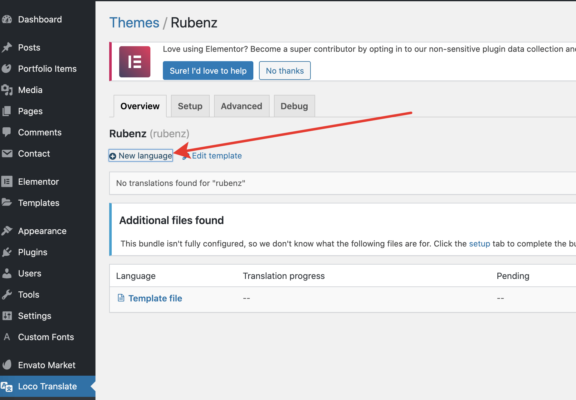 Theme Translation | Rubenz